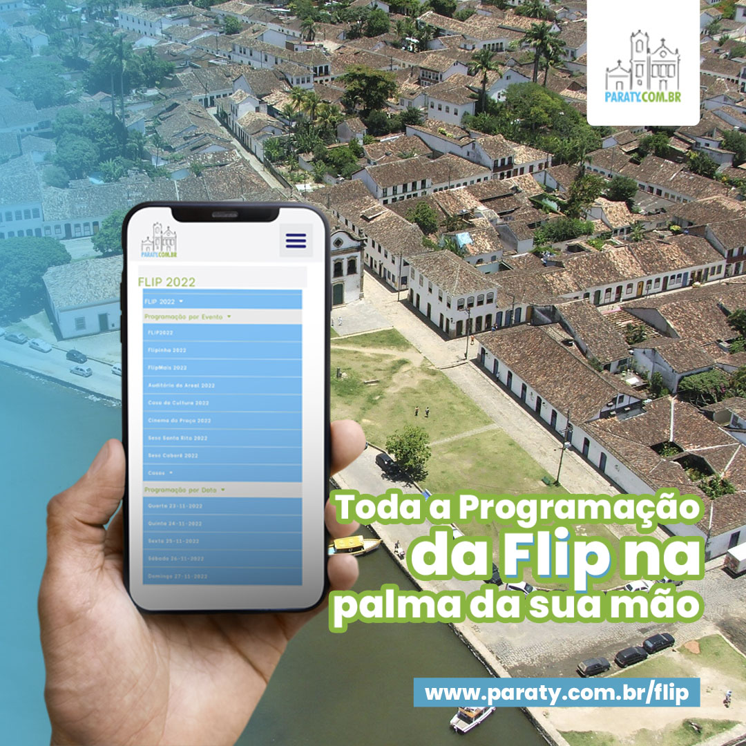A Flip está chegando! - Paraty, Turismo, Cultura e Natureza
